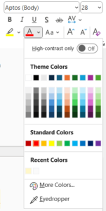 Accessible Fonts and Colour – Digital Accessibility On-demand
