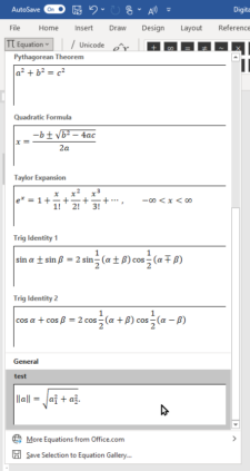 Microsoft Office Math – Accessibility Handbook for Teaching and Learning