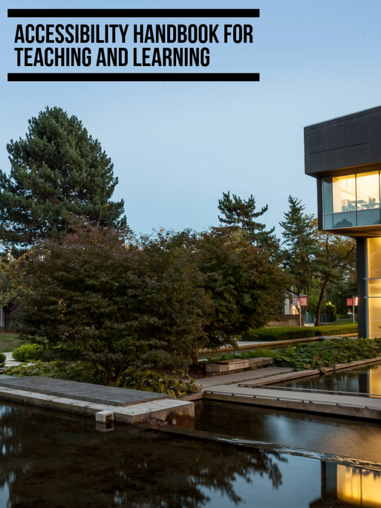 Accessibility Handbook for Teaching and Learning – Simple Book Publishing