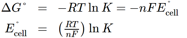 17.4 Potential, Free Energy, and Equilibrium – Chemistry 2e
