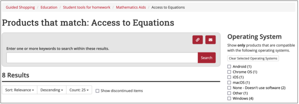 Finding More Tools – Assistive Technology User Guides