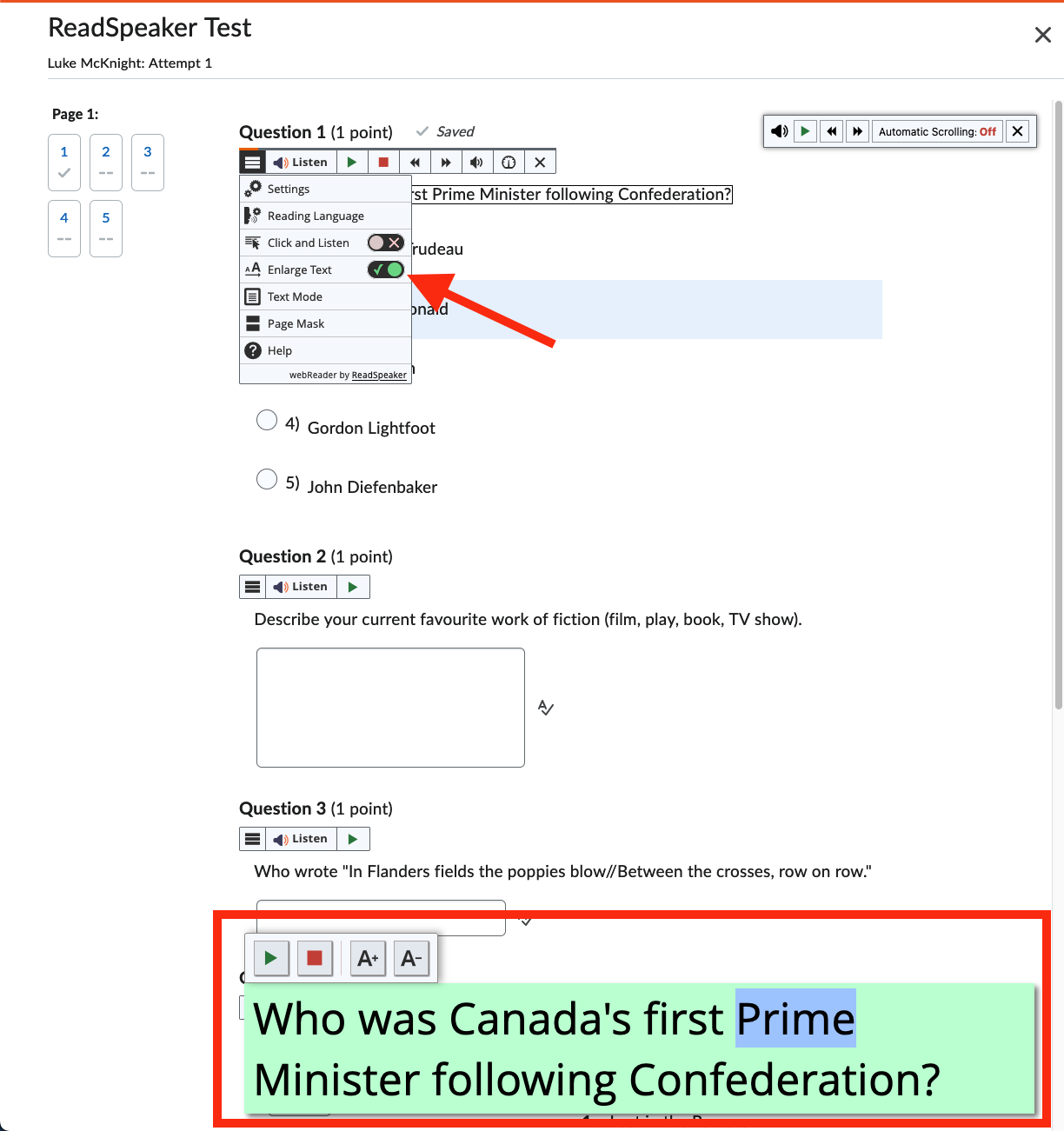 Text to Speech Tools – Assistive Technology User Guides