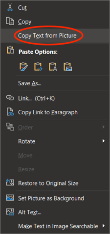 Optical Character Recognition – Assistive Technology User Guides