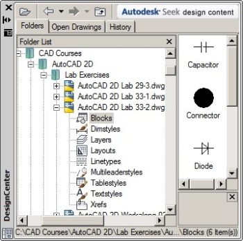 Module 39: DesignCenter® – Introduction to Drafting and AutoCAD 2D