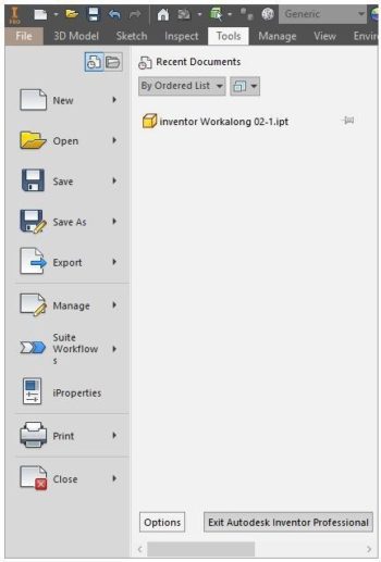 Module 2 Inventor’s User Interface – Introduction to Drafting and ...