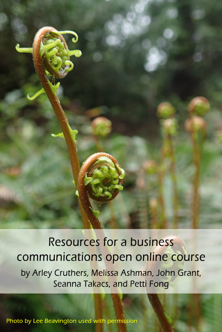 Resources for a business communications open online course – Simple ...