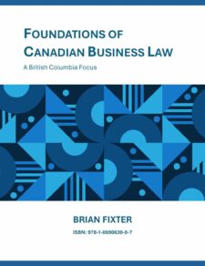 Foundations of Canadian Business Law – Simple Book Publishing