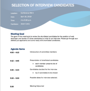 6.4 Meeting Minutes and Agenda | Business Communication Skills for Managers