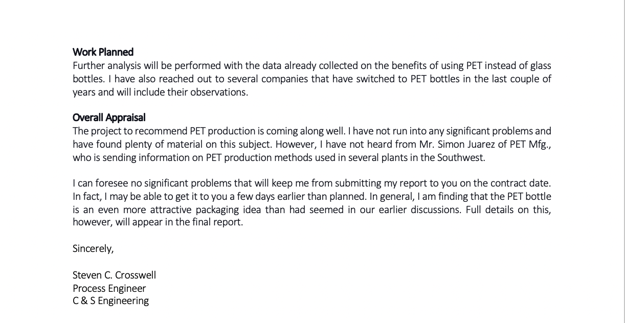 Chapter 12: Report Writing Situations – Fundamentals of Business ...