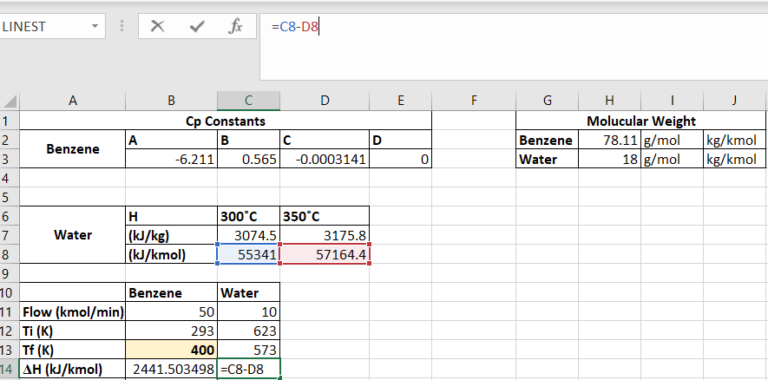 Practice Exercises – Foundations of Chemical and Biological Engineering I