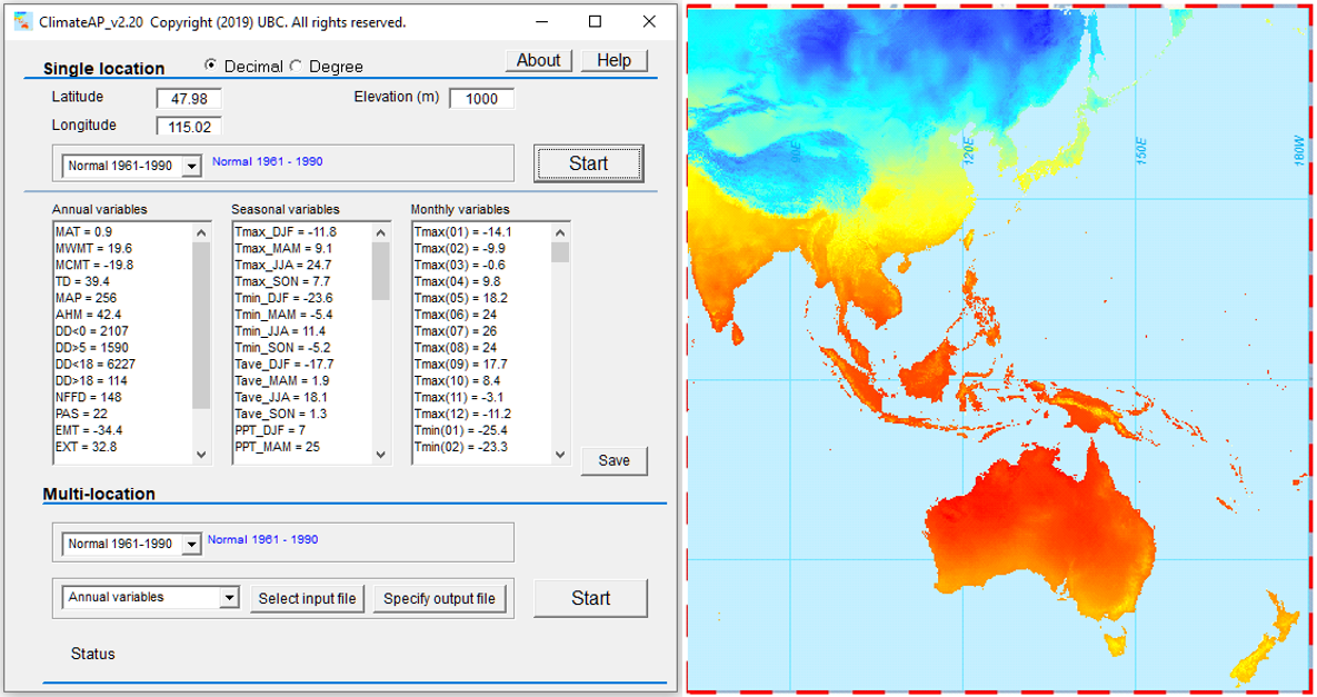 Topic 3.1. Introduction to ClimateNA and ClimateAP – Climatic ...