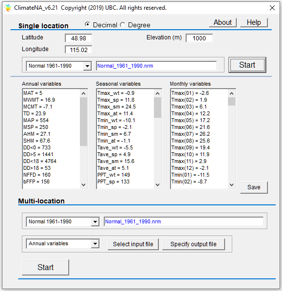 Topic 3.2. Using ClimateNA/AP to Generate Point and Spatial Climate ...