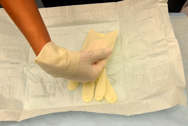 1.7 Surgical Hand Scrub, Applying Sterile Gloves and Preparing a ...