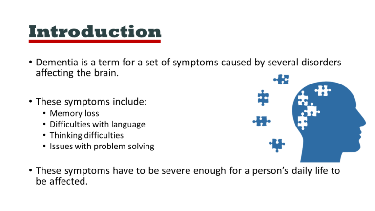1 Introduction to dementia – Mind the Gap: Dementia Guidelines for the ...