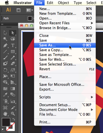 1.4 Exercise 4: Saving a file – Design & Production for Public Relations