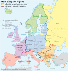 Map of Modern Europe – Europe Since 1600: A Concise History Revised