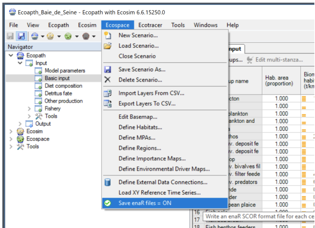 Enar Scor Files From Ecospace User Guide For Ecopath With Ecosim Ewe