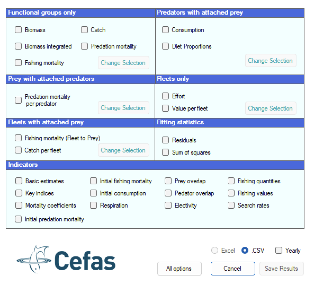 Results Extractor – User Guide for Ecopath with Ecosim (EwE)