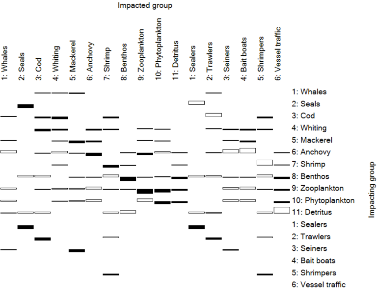 Network analysis – Ecosystem Modelling with EwE