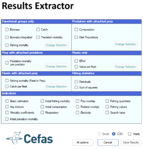 Tutorial: Results extractor – Ecosystem Modelling with EwE