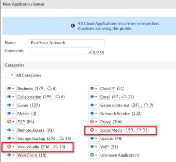 2.2 Application Profile – FortiGate Firewall