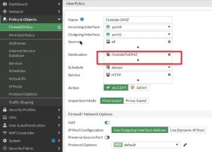 3.2 Destination NAT – FortiGate Firewall