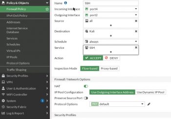 3.2 Destination NAT – FortiGate Firewall