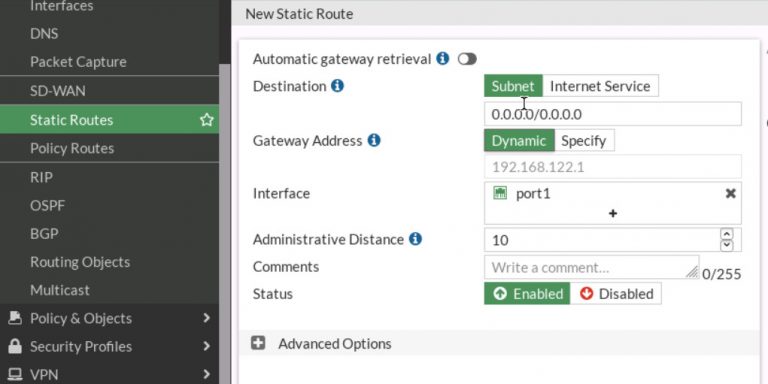 5.1 Captive Portal – FortiGate Firewall