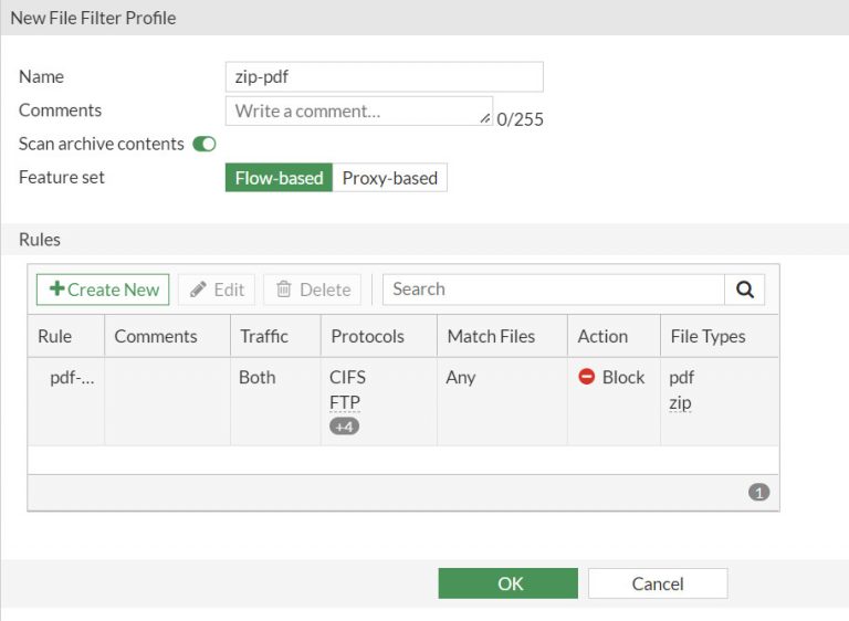 7.3 VLAN and Security Profile – FortiGate Firewall