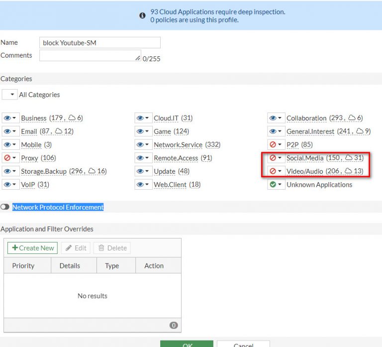 7.3 VLAN and Security Profile – FortiGate Firewall