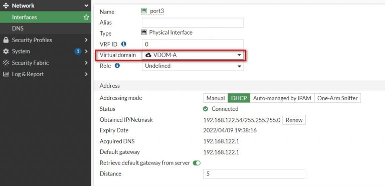 8.1 VDOM – FortiGate Firewall