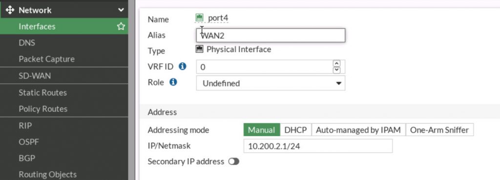 9.1 SD-WAN – FortiGate Firewall
