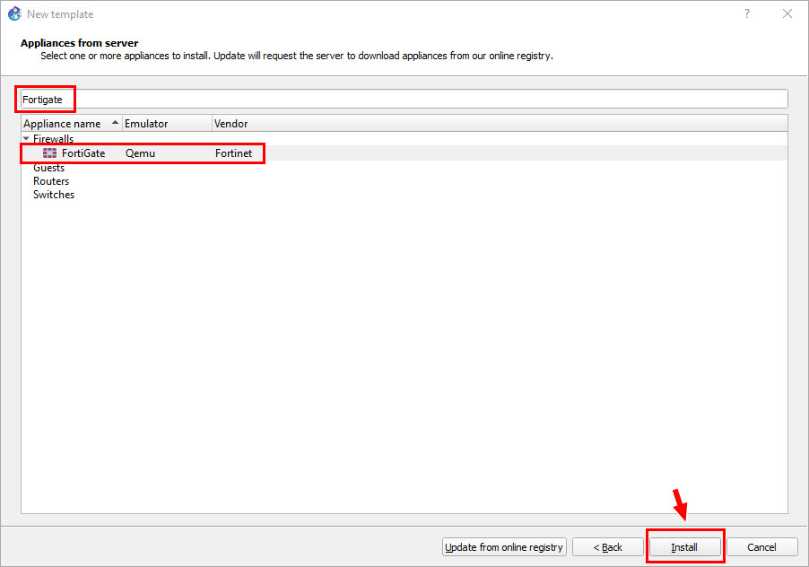 Appendix: GNS3 Basics – FortiGate Firewall