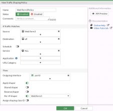 2.2 Application Profile – FortiGate Firewall