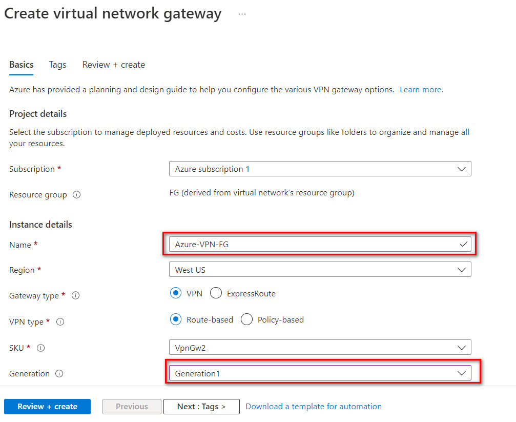 10.1 IPsec VPN from FortiGate (on Premise) to Azure – FortiGate Firewall