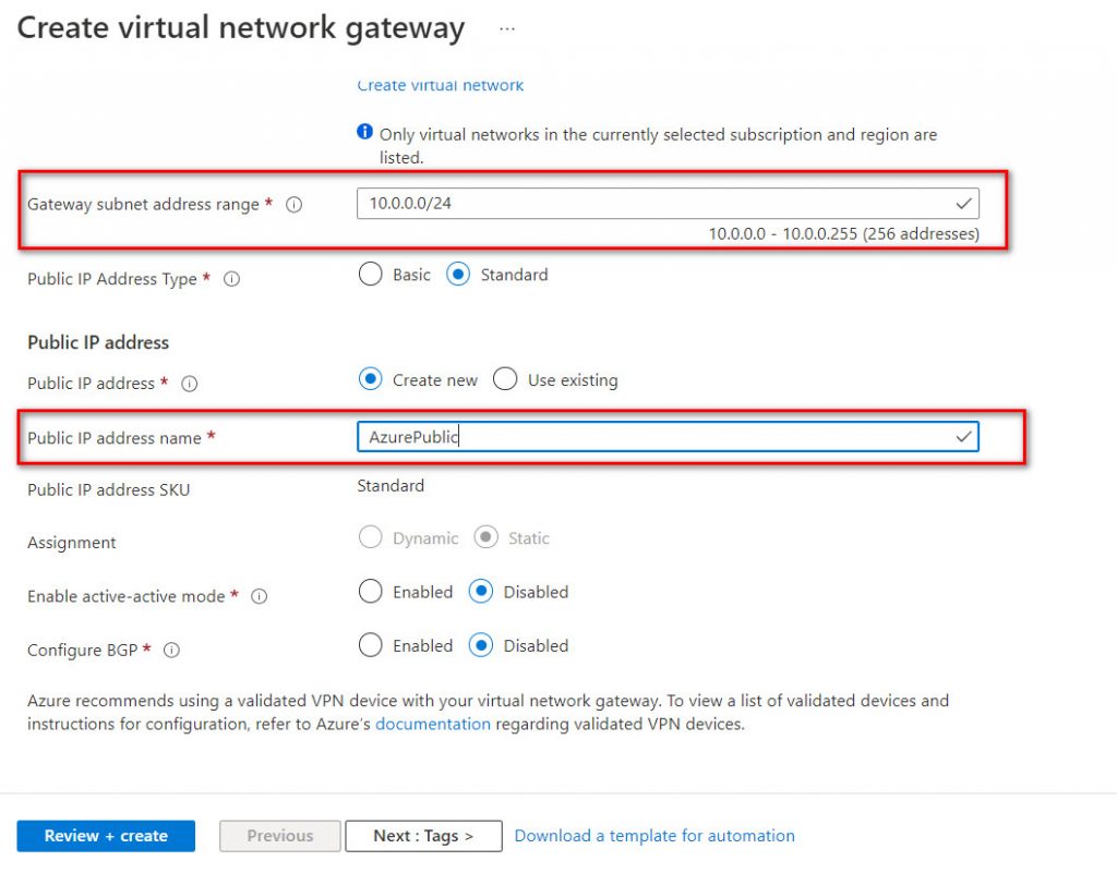 10 1 Ipsec Vpn From Fortigate On Premise To Azure Fortigate Firewall