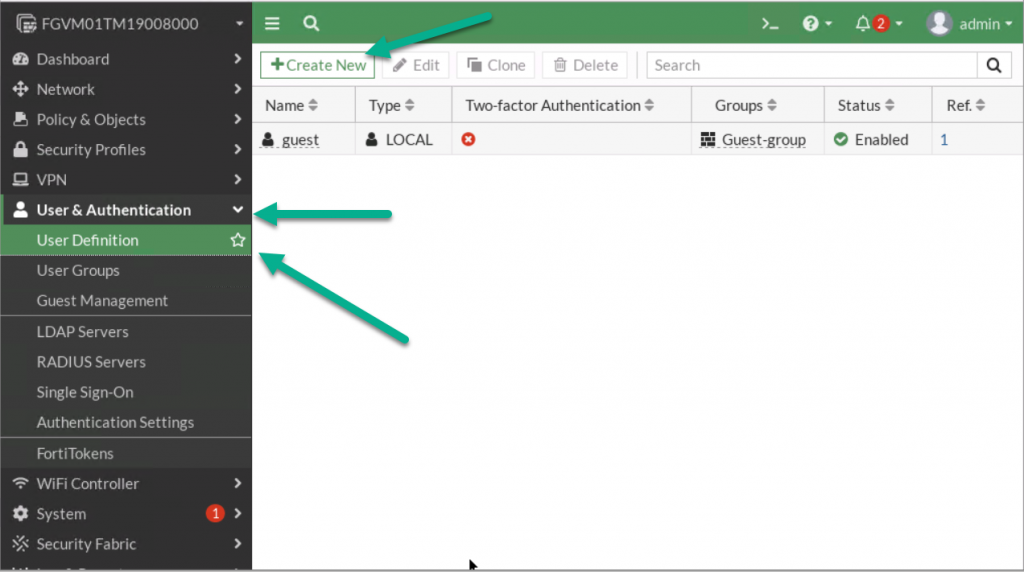 4.1 IPsec VPN – FortiGate Firewall