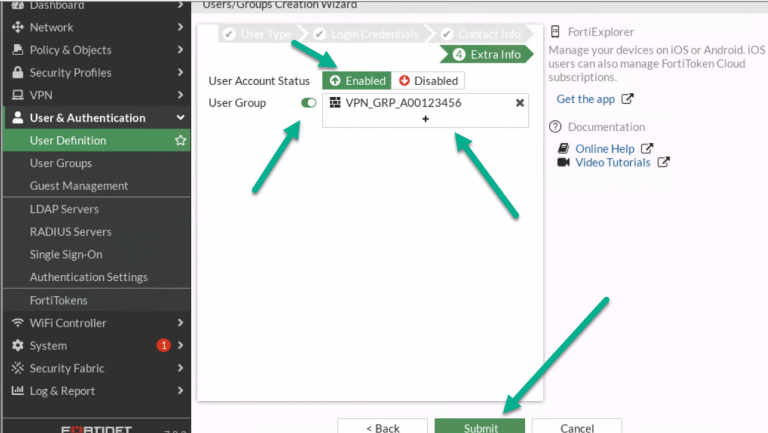 4.1 IPsec VPN – FortiGate Firewall