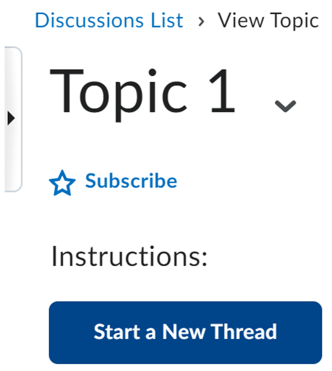 Discussions – Quick Start Guides for EdTech Tools