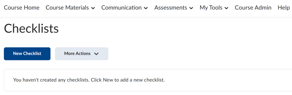 Checklists – Quick Start Guides for EdTech Tools