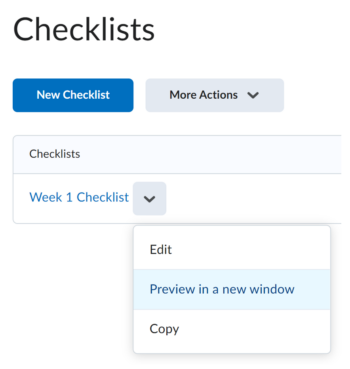 Checklists – Quick Start Guides for EdTech Tools