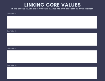 Connecting your values to your business – Entrepreneurial Leadership ...