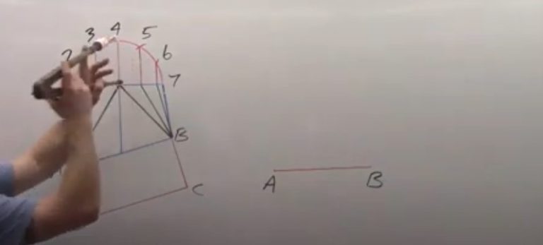 Square to Round on a Pitch – Pattern Development: Sheet Metal Level 2