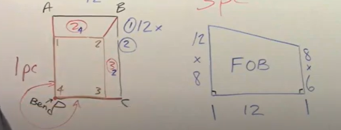 3 Piece Transition – Pattern Development: Sheet Metal Level 3