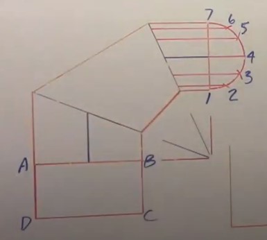Square to Round Elbow-3 Piece – Pattern Development: Sheet Metal Level 4