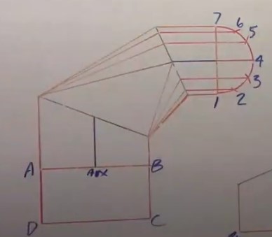 Square to Round Elbow-3 Piece – Pattern Development: Sheet Metal Level 4