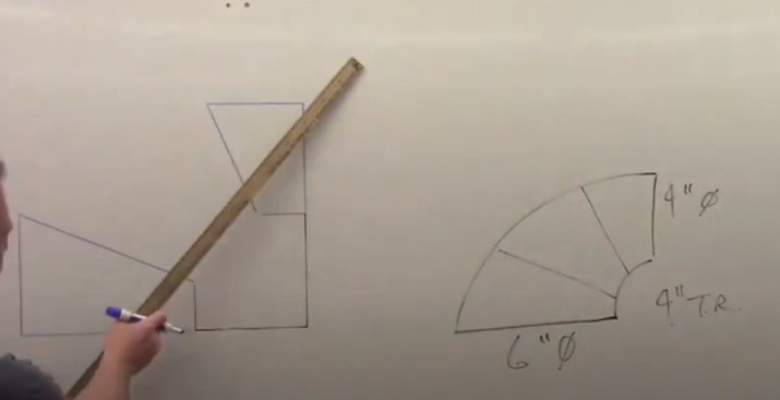 Round Tapering Elbow-3 Piece – Pattern Development: Sheet Metal Level 4