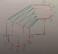 Round Tapering Elbow-3 Piece – Pattern Development: Sheet Metal Level 4