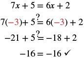 3.3 Solve Equations with Variables and Constants on Both Sides ...