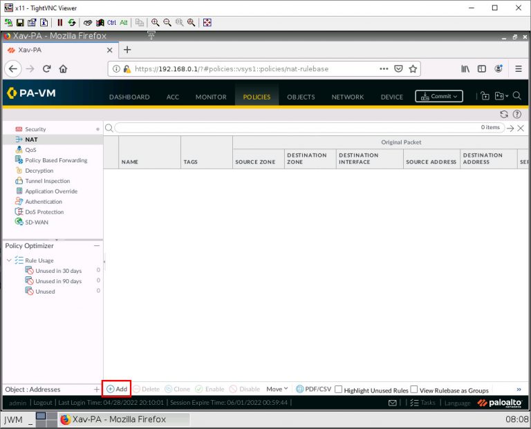 3.1 Captive Portal – Palo Alto Firewall